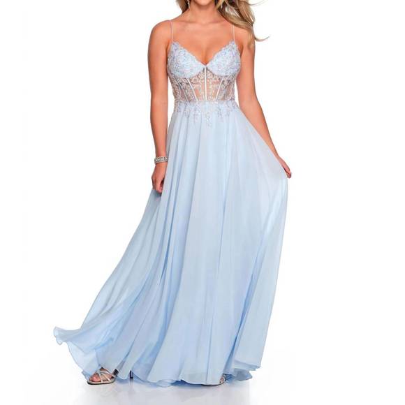 Dave & Johnny | Dresses | New Dave Johnny Sexy Formal Prom Dress In Ice ...